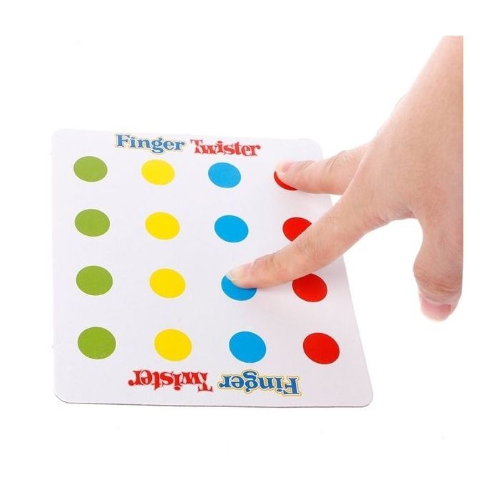 Jeu de finger twister - Twister pour doigts - Dimensions 13x14,5cm ...