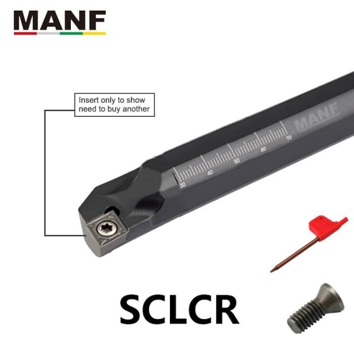 Manf Outil De Tournage Sclcr S10ksclcr06 Barre D39alésage De Tour Interne Outils En Carbure De ...