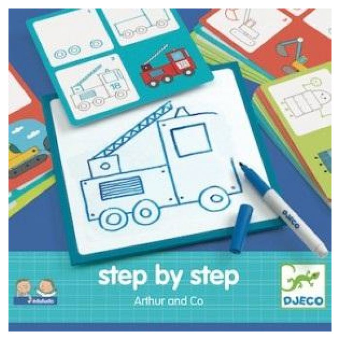 Coffret d'apprentissage - DJECO - Arthur & co - Dessin étape par étape ...