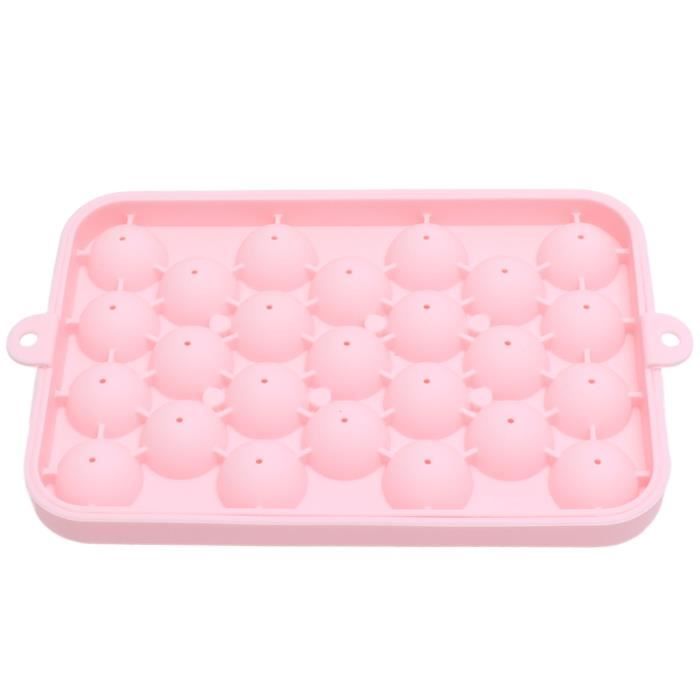 Fdit Petits plateaux à glaçons ronds Plateau à glaçons à 25 grilles ...