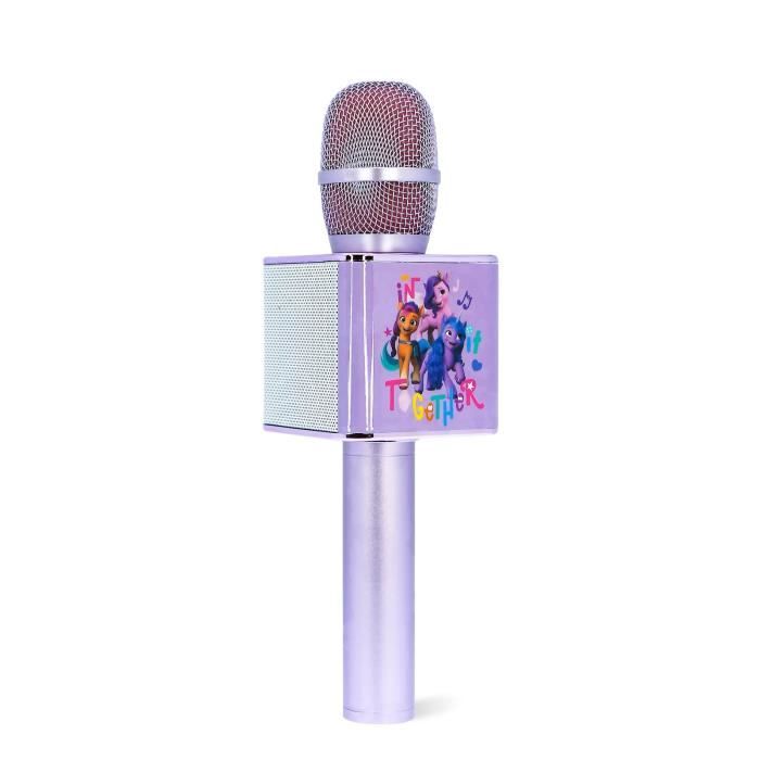 Microphone et haut parleur Bluetooth karaoké - MY LITTLE PONY - Violet ...