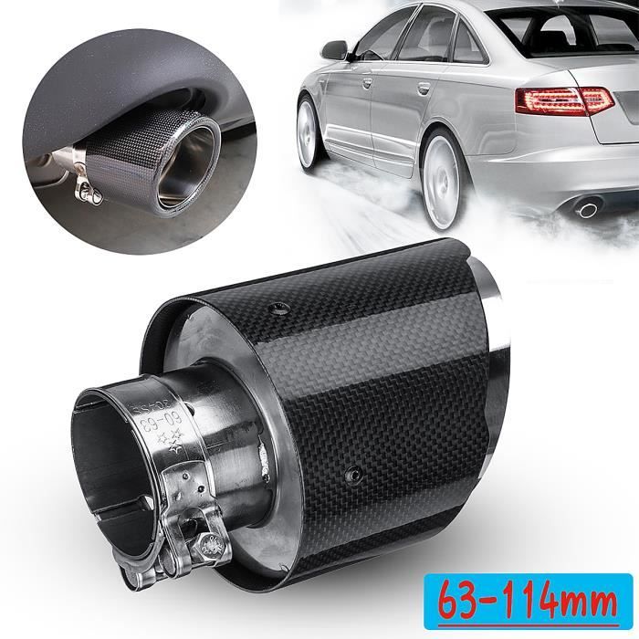 1x Embout Tuyau d'échappement Universel 63mm Inlet/114mm Outlet ...