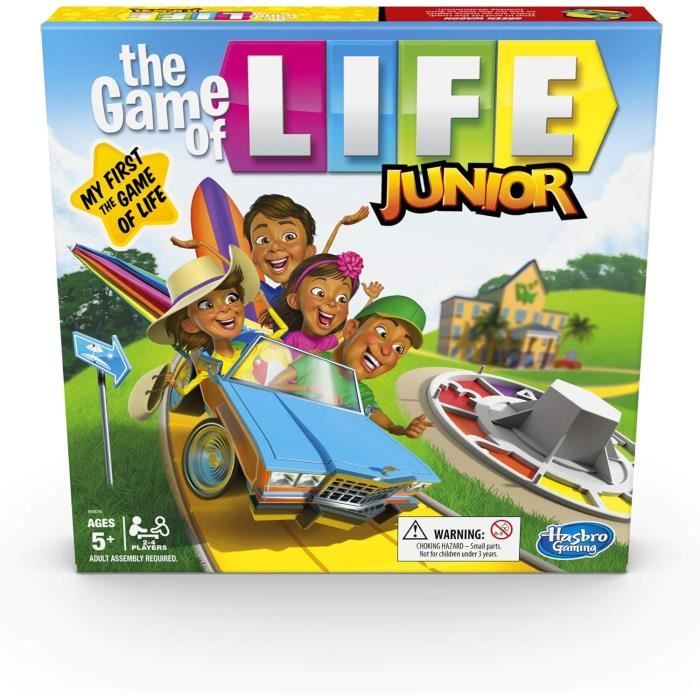 The Game Of Life Junior Board Game For Kids From Age 5, Game For 2 To 4 ...