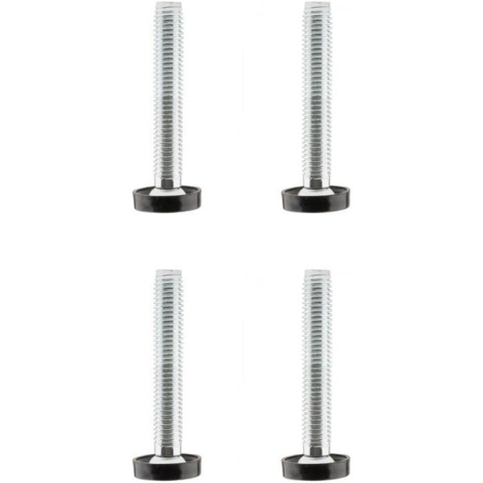 4X Vérin Vis De Pied Réglable Meuble Table Chaise Etagère Ajustable ...