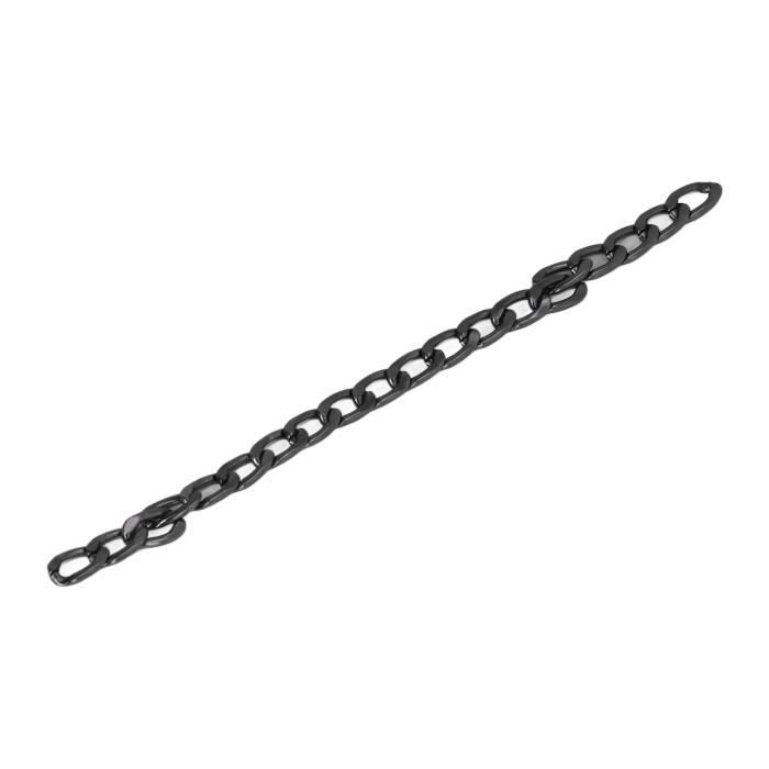 Tbest Chaîne artisanale en métal Chaîne gourmette en aluminium de 10 m ...