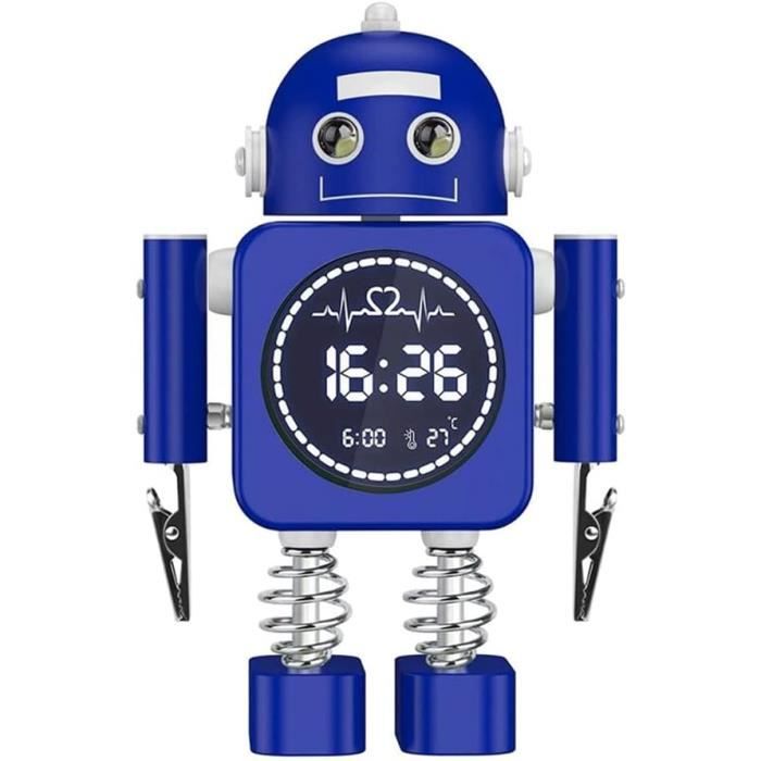Robot Réveil Numérique Intelligent Affichage De La Température Horloges ...
