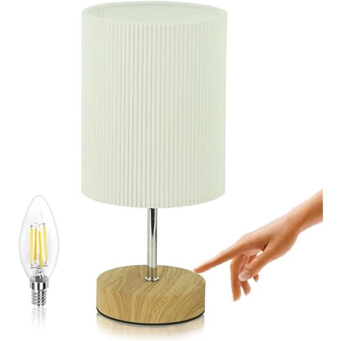 Lampe De Chevet Tactile : Lampe De Table Touch Dimmable Contrôle Lampe De Table Led Moderne ...