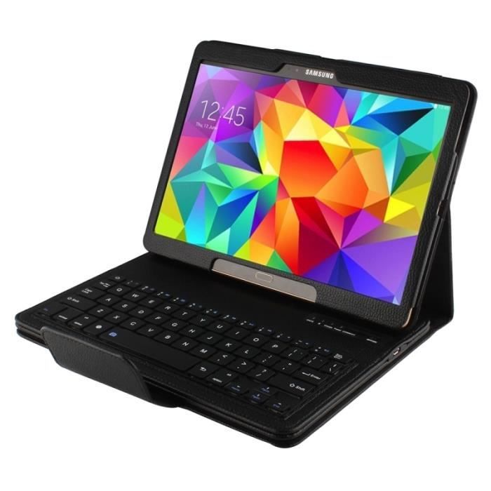 Clavier pour Samsung Galaxy Tab S 10.5 / T800 Bluetooth Litchi Texture ...