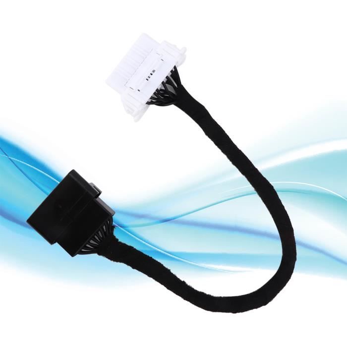 Ashata Câble d'extension OBD2 Câble d'Extension OBD 16 Broches Fil ...