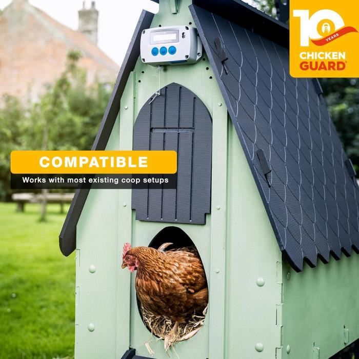 Nouveau 2023 ChickenGuard Pro (Premium et Extreme combinés) Ouvre-Porte Automatique pour ...