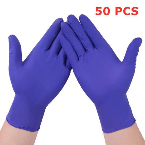 Gant ménage-vaisselle,NitCarter-Gants de poulet en latex et vinyle ...