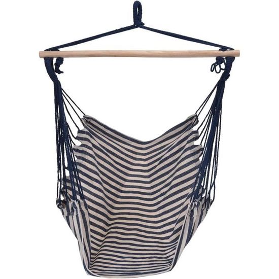Hamac Balançoire En Tissu Et Design Rayé \ Meubles De Jardin Pour ...