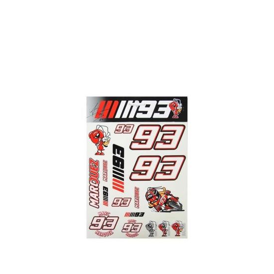 Grands Stickers MM93 - Multicolore - Marc Marquez - Cdiscount Maison
