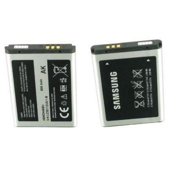 Batterie d'origine Samsung AB463446BU GT-E1080 / GT-E1107 Crest Solar / GT-E1360 / GT-E2210 / GT ...