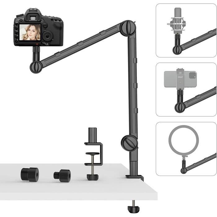 Support de Microphone, VIJIM LS25 professionnel Réglable Pied de Micro ...