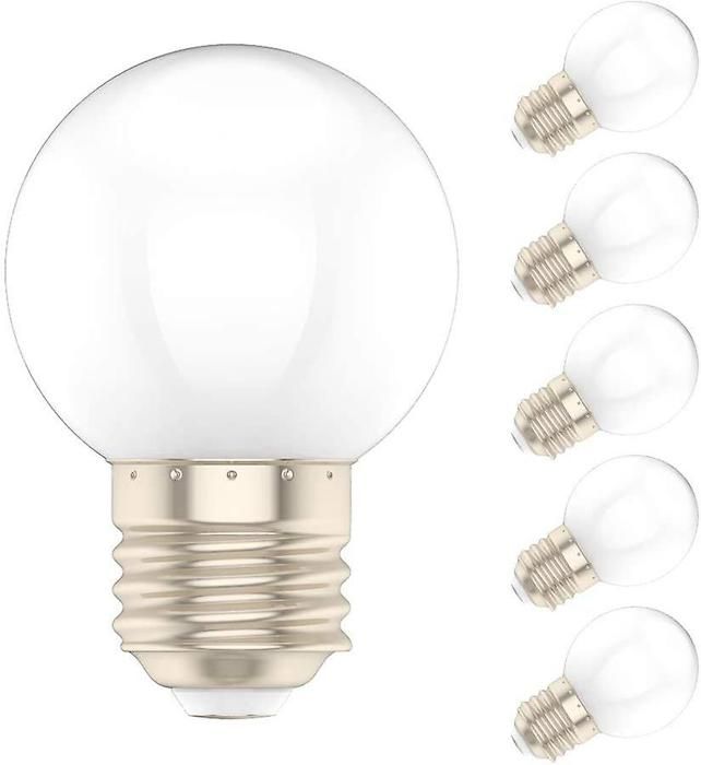 5x E27 Warm Light Bulb 1w Led Color Lamp 100lm Low Consumption ...