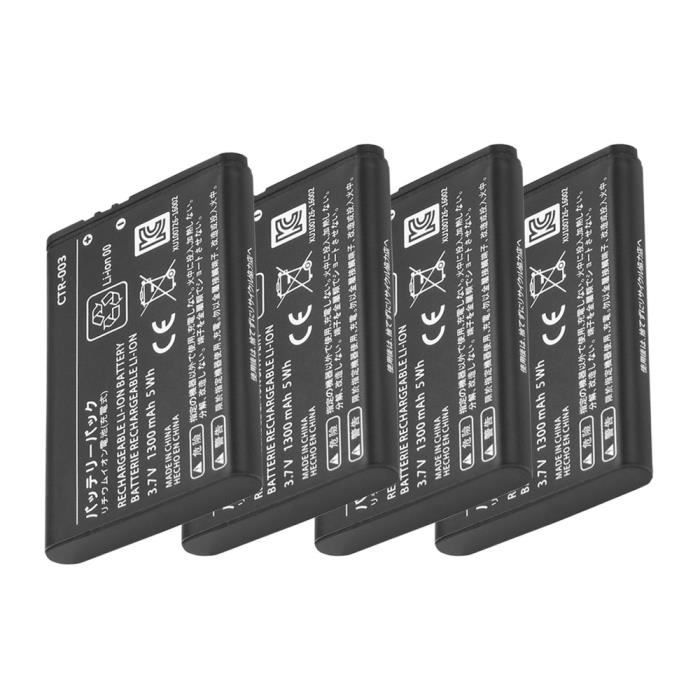 Pack de batteries pour Nintendo Switch Pro 2DS XL, 3DS, 1300, CTR 003 ...