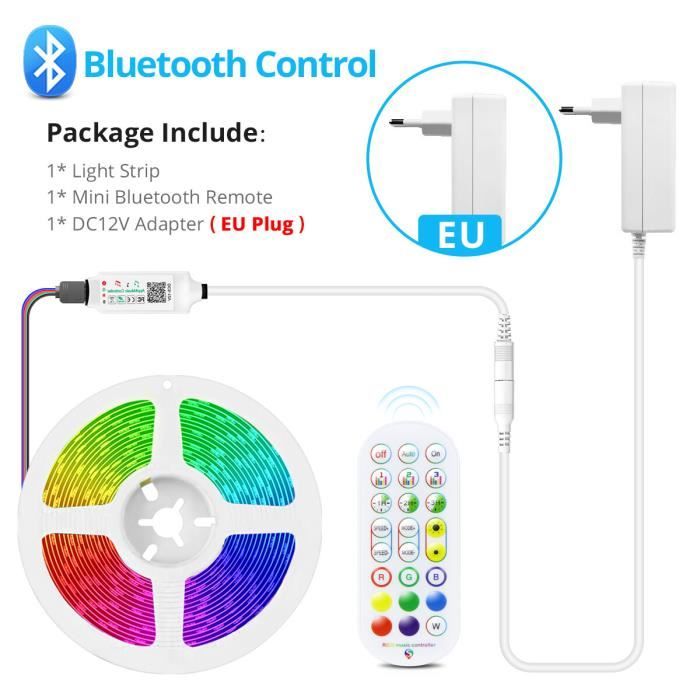 Bande lumineuse LED - Tuya - 20M - Contrôle Bluetooth - Compatible ...