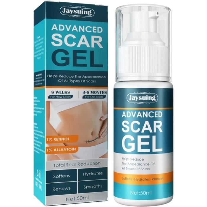 Scar Cream Gel, Silicone Scar Gel, Organic Scar Removing Gel for Face ...