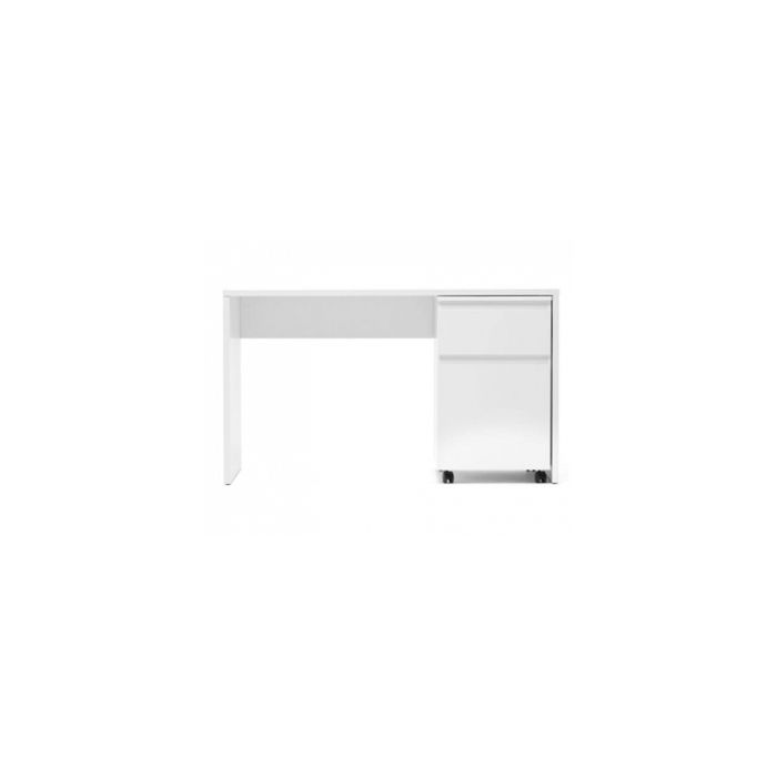 Bureau blanc avec conteneur - Cdiscount Maison