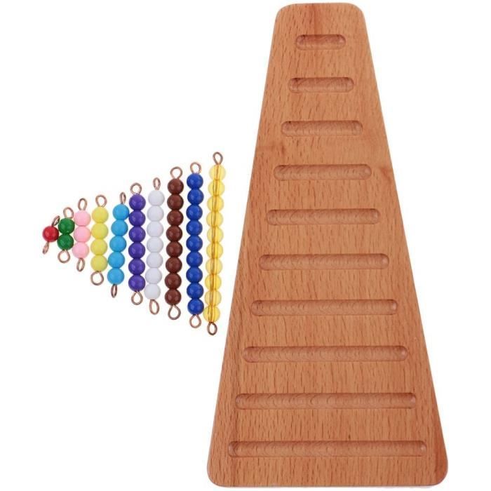Jeu Educatif Montessori Perles Colorées Matériel Mathématiques avec ...