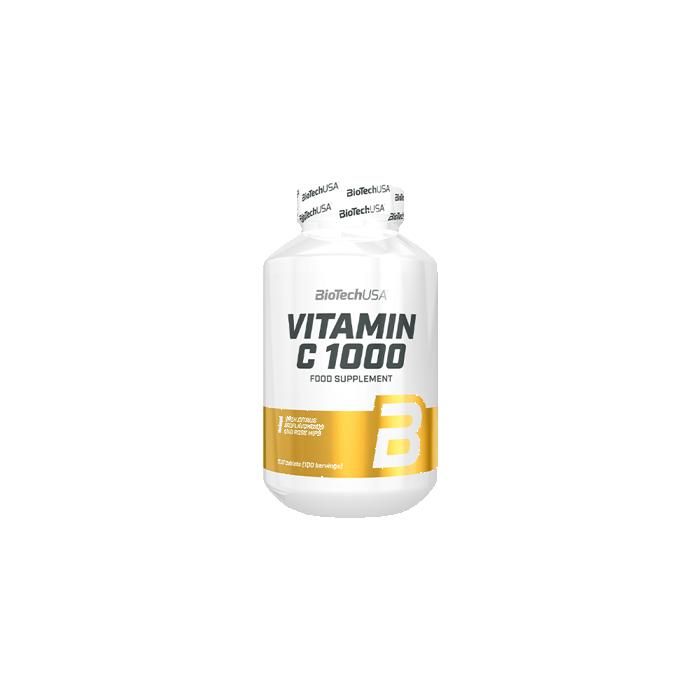 Vitamine C - Biotech USA - Vitamin C 1000 (100 tabs) - Cdiscount Santé ...