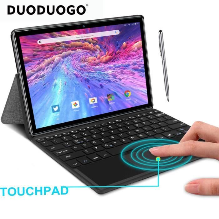 Tablette Tactile - 10,1"- avec Clavier Tactile - Stockage 64Go - 4 Go ...