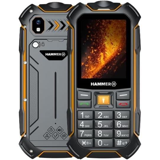 Téléphone robuste - HAMMER - Boost 2 LTE - IP68 - 4G LTE - Double SIM ...
