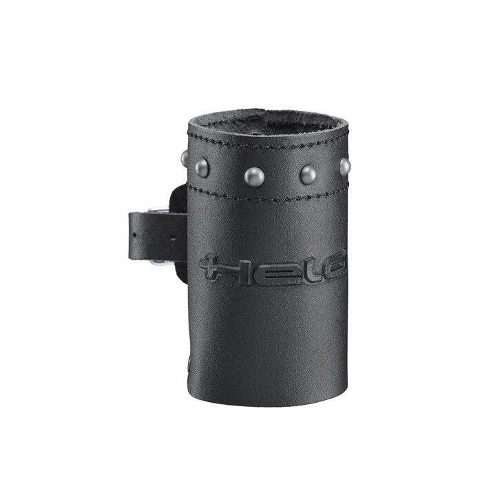 Support de canette avec rivets inoxydables Held en cuir ref hel43686 ...