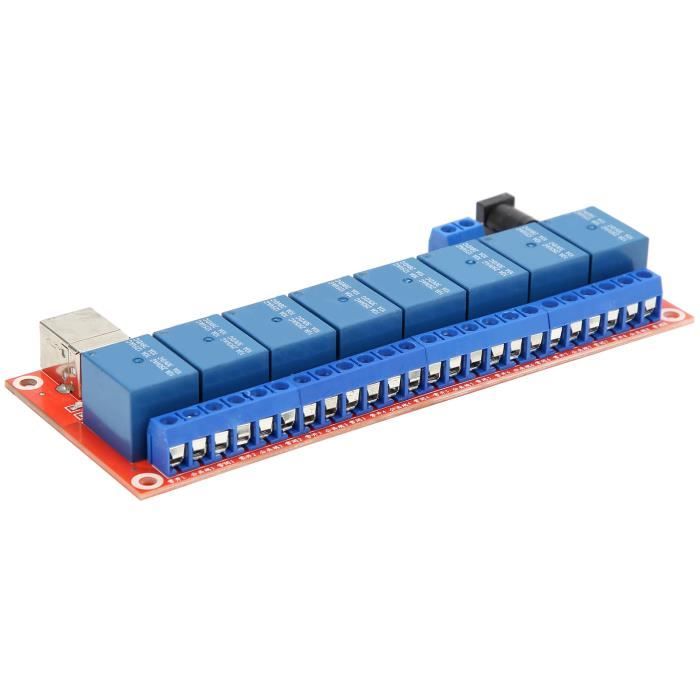 Module De Relais De Port Série Usb Pour Arduino 5v 12v 24v Minifinker