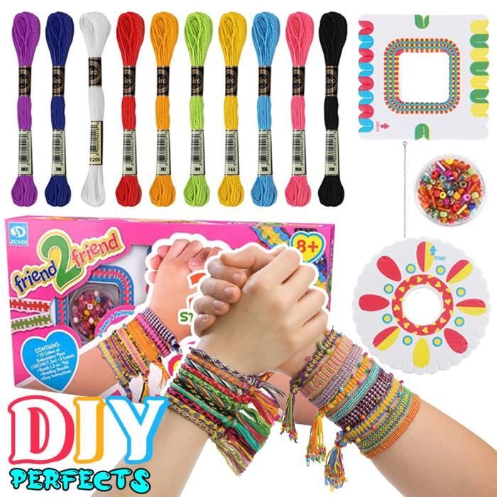 MMTX Kit de Bracelet Colorées pour Filles DIY Ensembles d'artisanat Kit ...