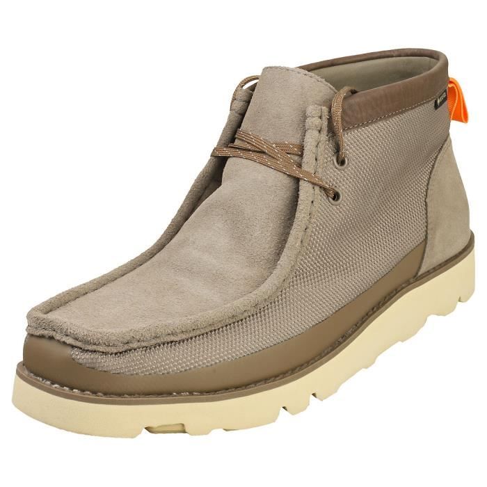 Bottes Clarks Originals WALLABEE 2.0 GORE-TEX 26161437 - Homme - Gris ...