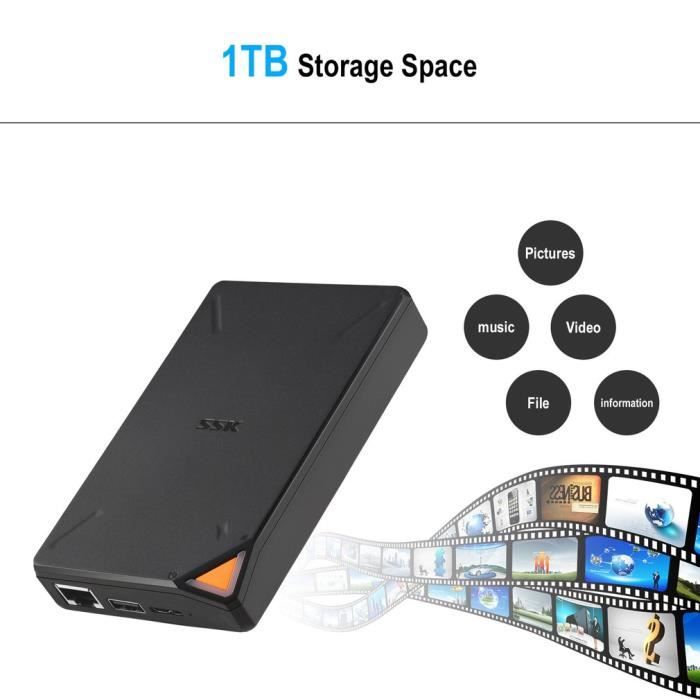 SSK SSM F200 disque dur externe Portable USB3.0 Stockage Wifi ...