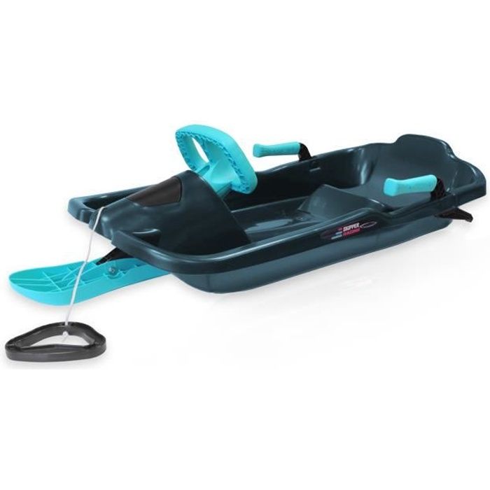 Luge avec volant pour enfant – avec freins – avec corde pour tirer la ...