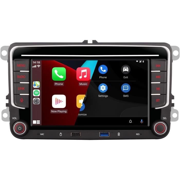 Autoradio Carplay Pour Vw Golf 5 Skoda Polo Caddy Tiguan Passat, Sans Fil Carplay Android Auto ...