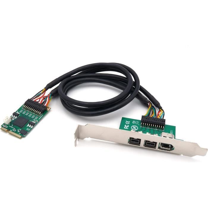 Carte Controleur Mini Pci Express Firewire 800 Et 400-1 Port Ieee1394A ...