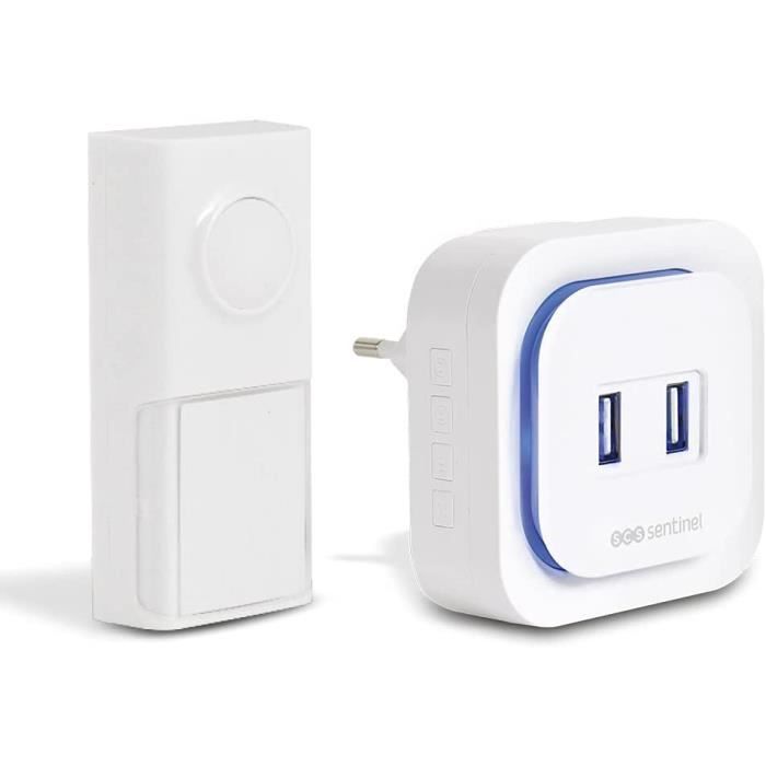 SCS Sentinel - CSF0098 - Carillon sans Fil et sans Pile - Enfichable ...