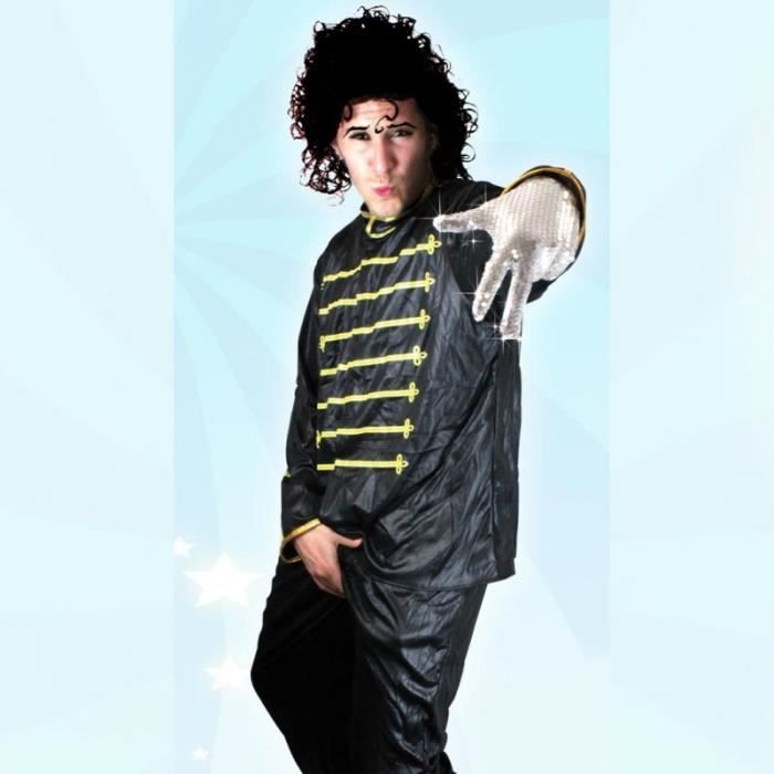 Costume de Pop Star - STC - Déguisement Adulte - Noir - 3 pièces ...