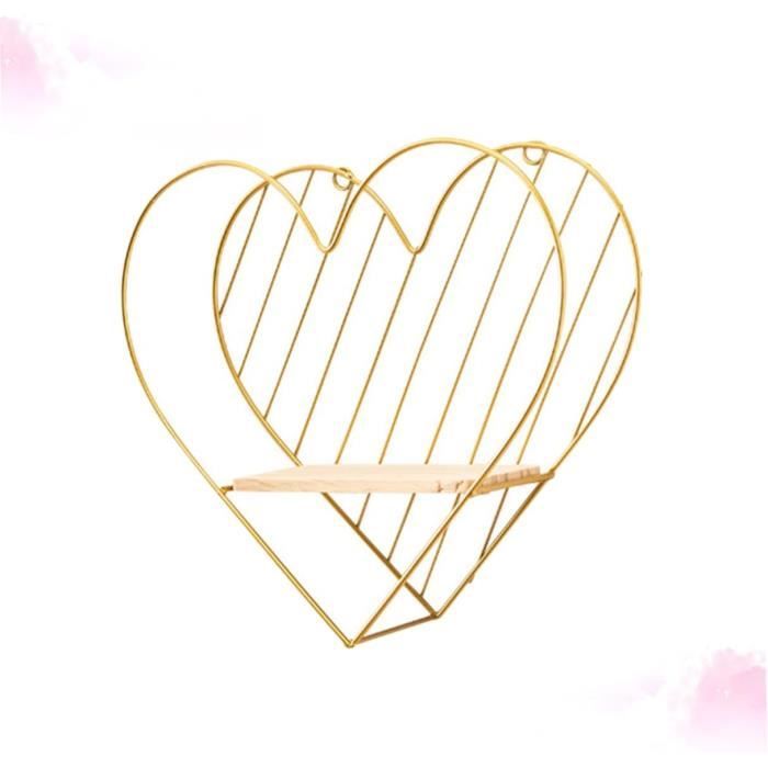 Étagères De Rangement En Bois Étagères Murales Pour Le Stockage Coeur ...