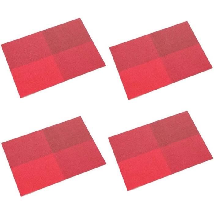 Set De Table Rigide Antidérapant Set De Table Lavable Set De Table ...