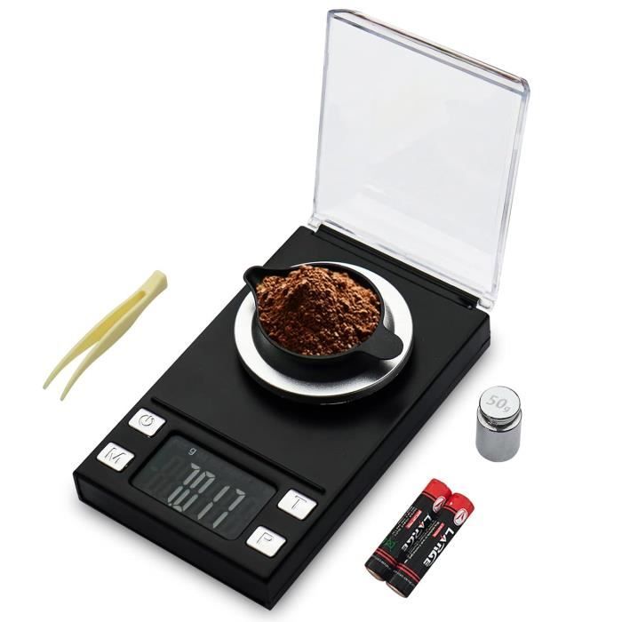 Balance À Milligramme 50G-0.001G,Balance De Précision Mini Carat Gram Pour Poudre Médecine ...