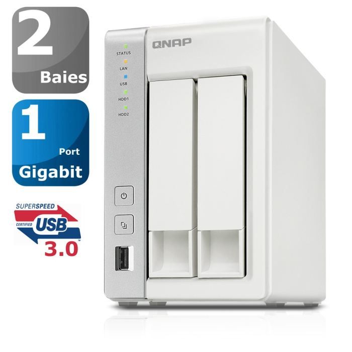 QNAP Nas 2 baies TS-220 - Cdiscount Informatique