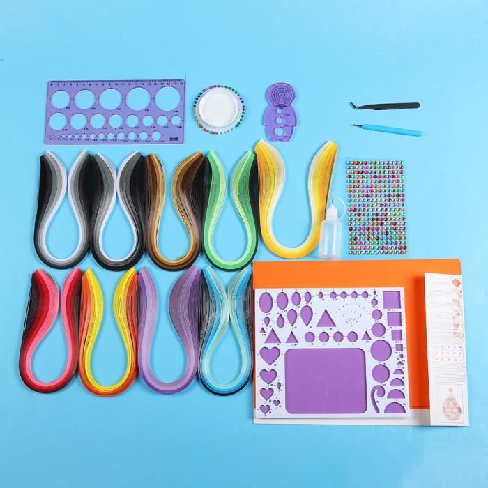 Vvikizy Paper quilling Kit de Papier Quilling Gradient de Démarrage ...