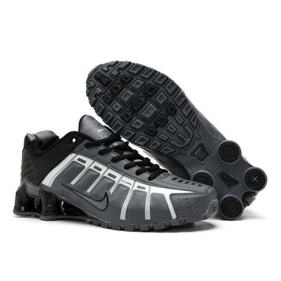 Basket Nike SHOx NZ Leven 3 Homme Chaussures Entraînement de Sport Noir Gris noir gris ...