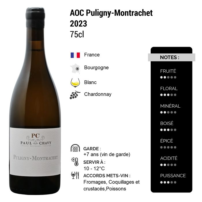 Maison Jean-Louis Chavy Puligny-Montrachet 2023 - Vin Blanc de ...