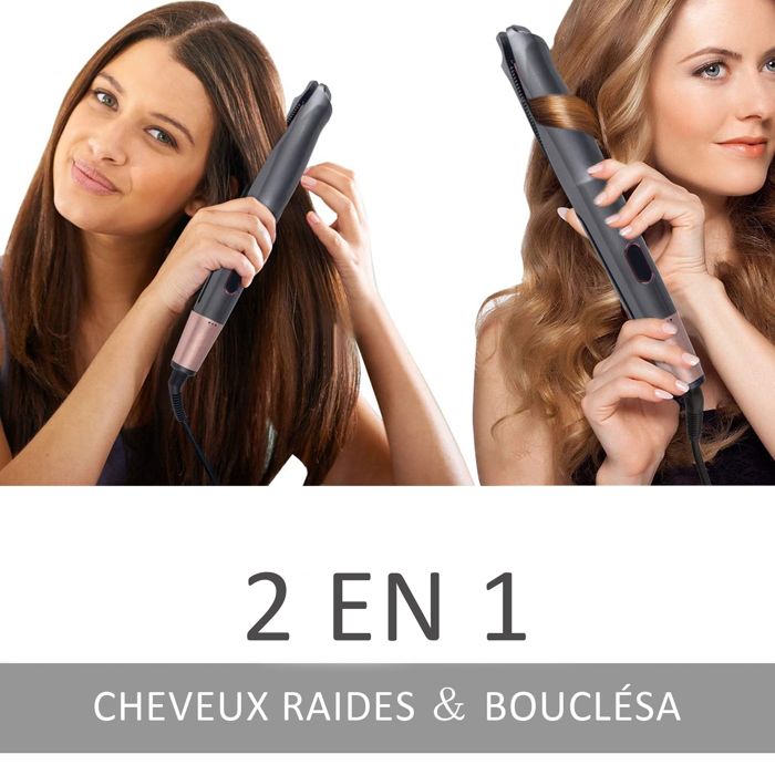 Lisseur 110-230 degrés celsius bigoudis chauffants revêtement ...