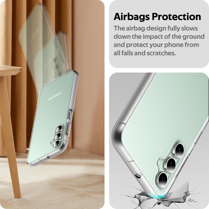 Coque Et 2 Verres Trempés Pour Samsung Galaxy S23 Fe Protection