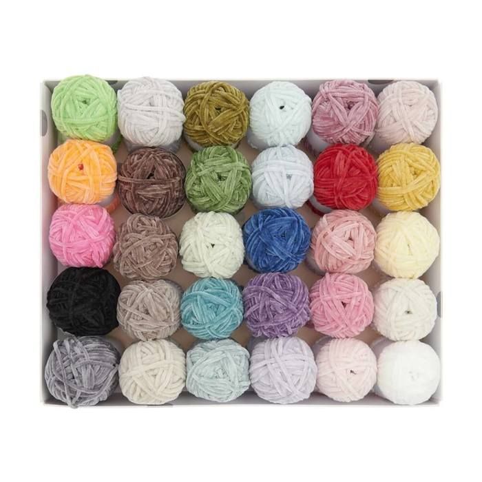 Coffret de pelotes Ricorumi Nilli Nilli - RICO DESIGN - 30 pcs - Blanc ...