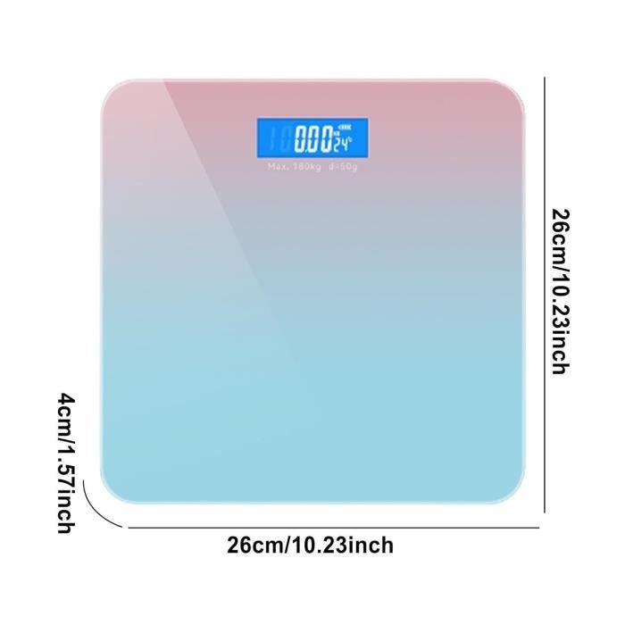 Poids | Balance en verre trempé haute précision avec affichage ...