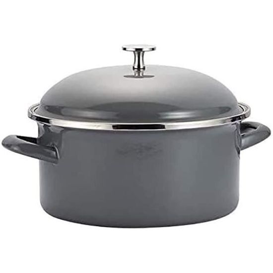 Marmite en Argile Marmite en Terre Cuite Avec le revêtement d'émail ...